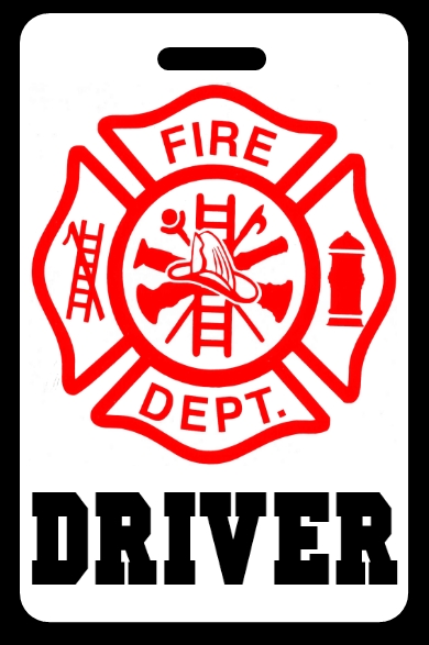 DRIVER Firefighter Luggage/Gear Bag Tag - FREE Personalization | eBay